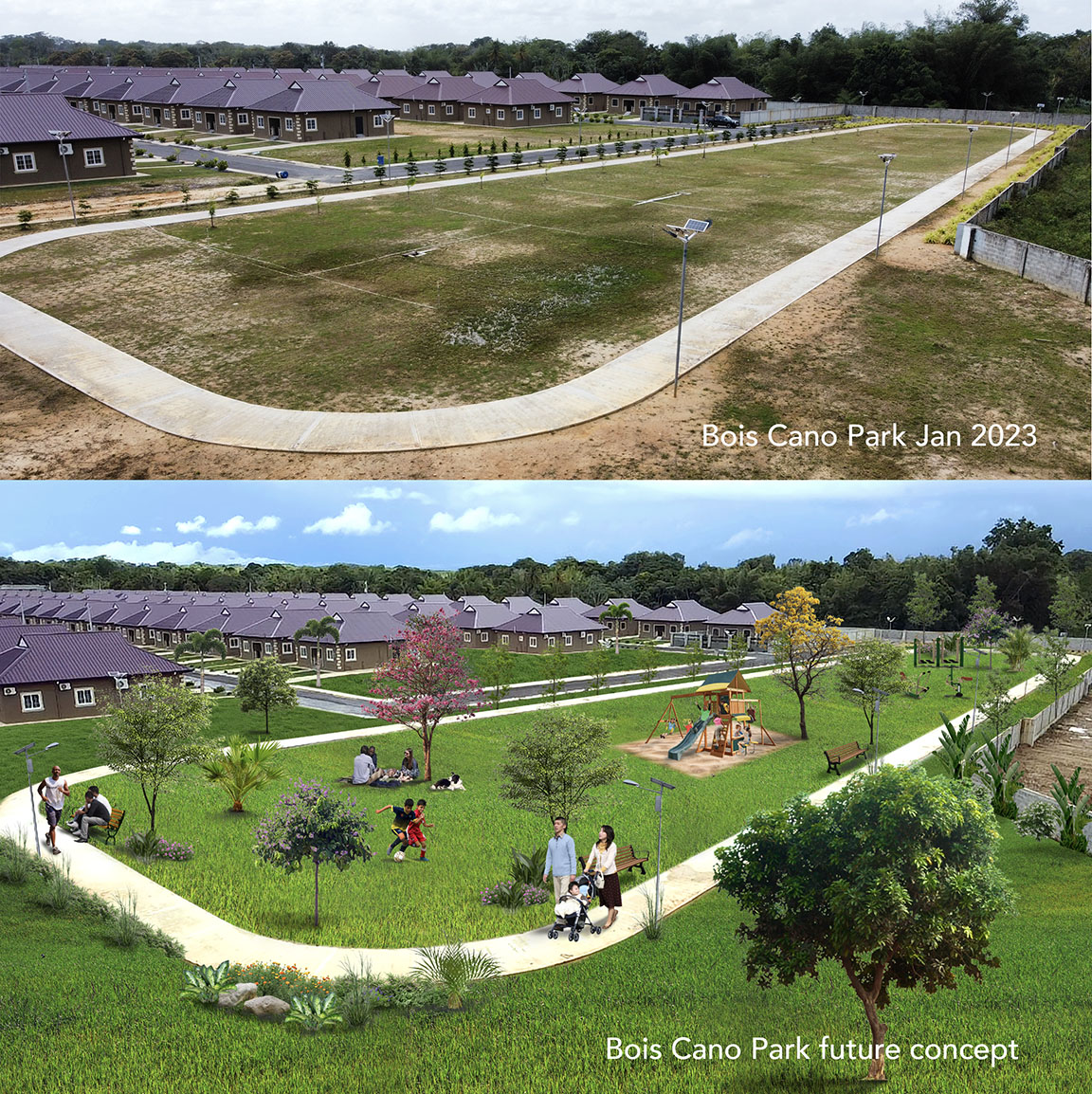 Interior and Exterior - Bois Cano Park